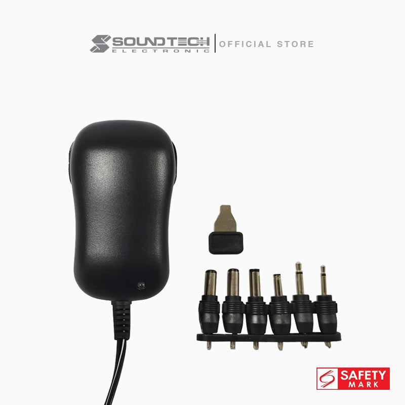 UNIVERSAL STABILIZED AC/DC ADAPTOR – SOUNDTEOH