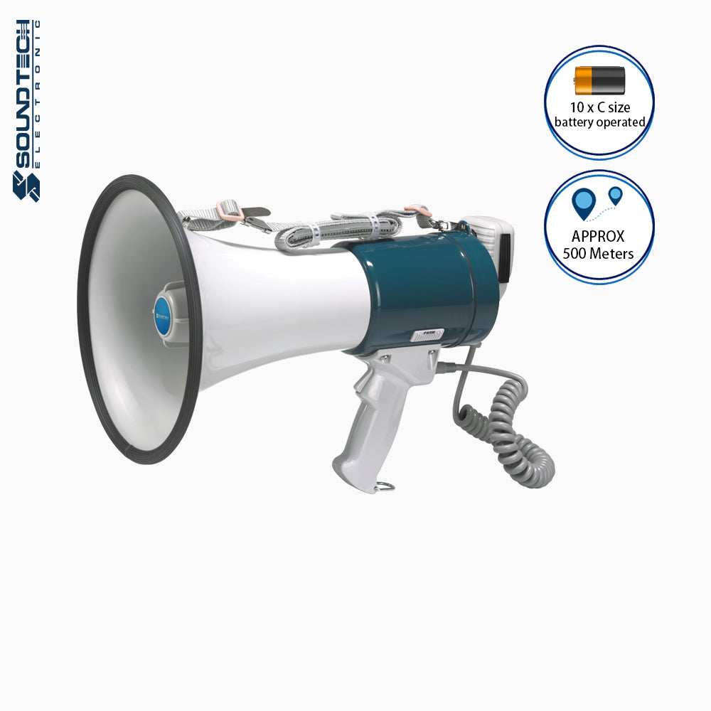 25W MEGAPHONE LOUD HAILER – SOUNDTEOH