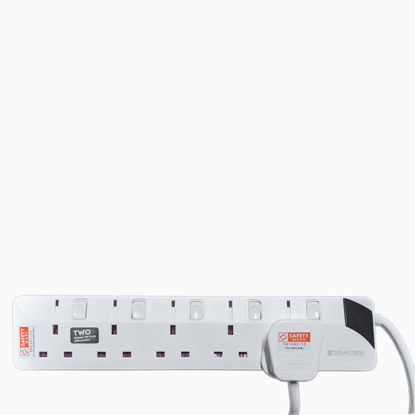 5 Way Extension Socket 3 Metres – SOUNDTEOH