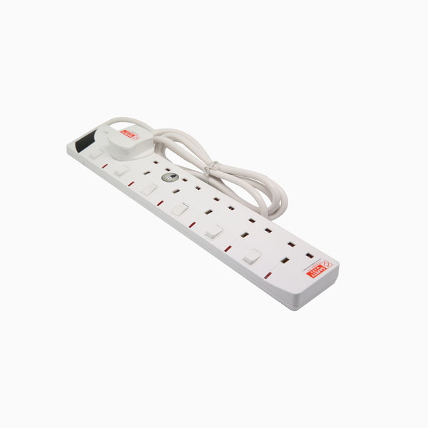 6 Way Extension Socket 6 Metres – SOUNDTEOH